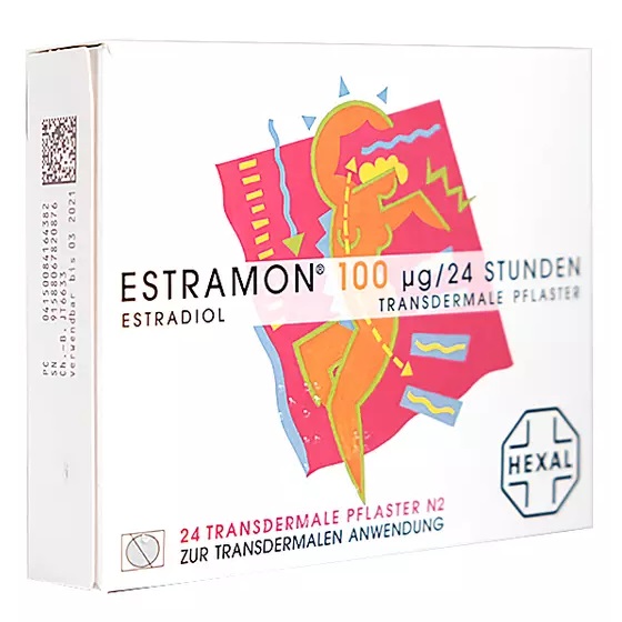 ESTRAMON(100μg/24)荷尔蒙透皮贴 | 百配健康-阅读越健康!