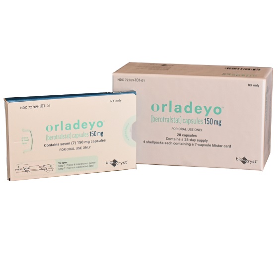 新药|Orladeyo(Berotralstat)美国获批预防遗传性血管性水肿(HAE)发作 | 百配健康-阅读越健康!