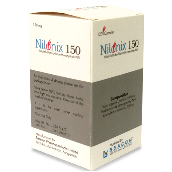 Nilonix-150(Nilotinib)尼洛替尼 | 百配健康-阅读越健康!