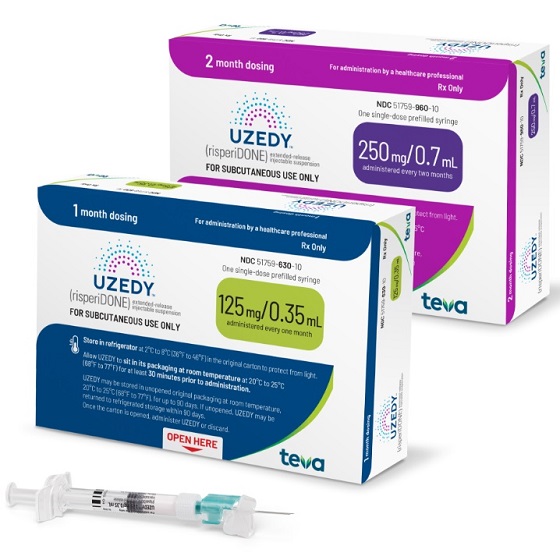 进展|UZEDY(利培酮缓释注射混悬液)美国获批治疗精神分裂症 | 百配健康-阅读越健康!