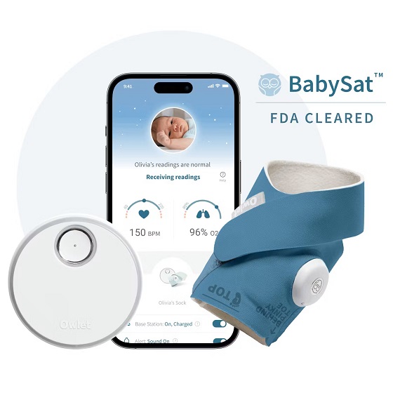 首款|BabySat血氧仪袜子美国获批监测婴儿脉搏 | 百配健康-阅读越健康!