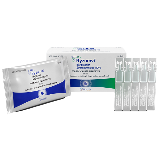 新药|RYZUMVI(0.75%酚妥拉明)眼科溶液美国获批治疗由肾上腺素能激动剂或抗副交感神经药物引起的散瞳作用 | 百配健康-阅读越健康!