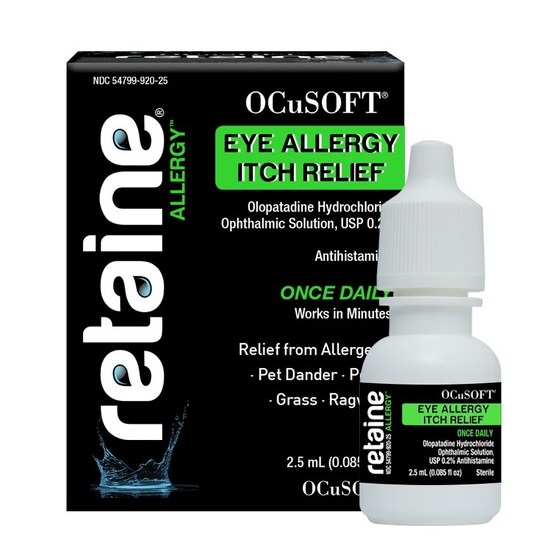 进展|OCuSOFT®Retaine®人工泪液美国上市用于缓解眼部过敏瘙痒 | 百配健康-阅读越健康!